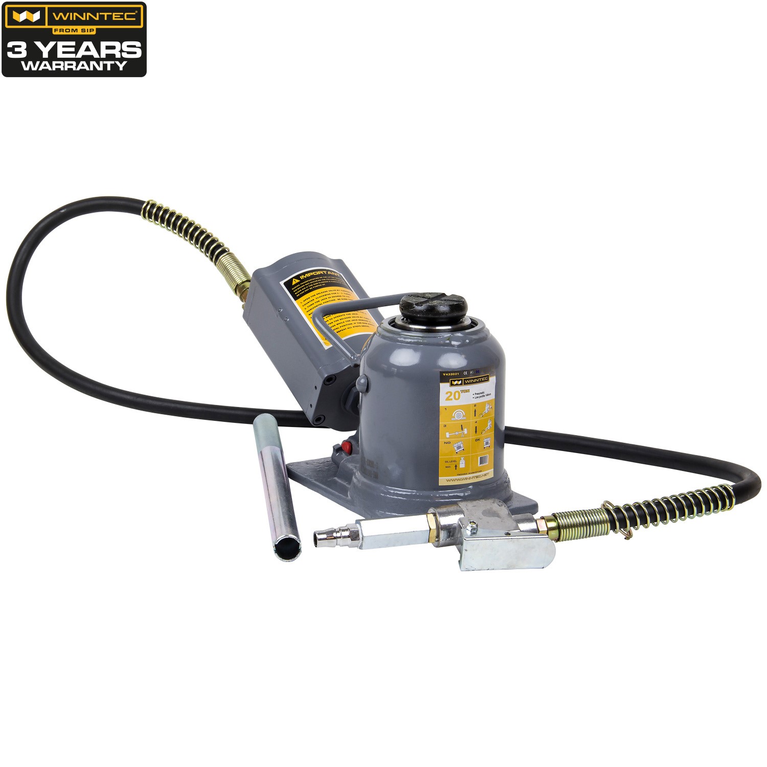 WINNTEC from SIP 20 Ton Low Air Bottle Jack - SIP Industrial Products ...
