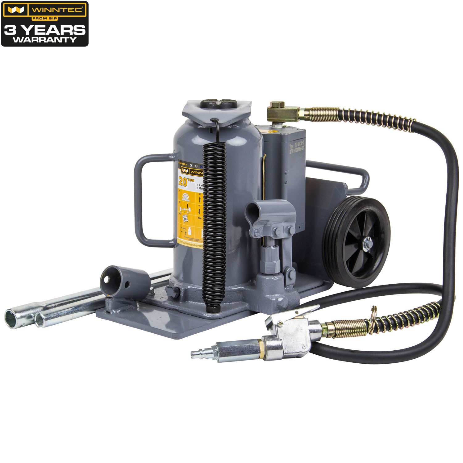 WINNTEC from SIP 20 Ton Trolley Bottle Jack - SIP Industrial Products ...