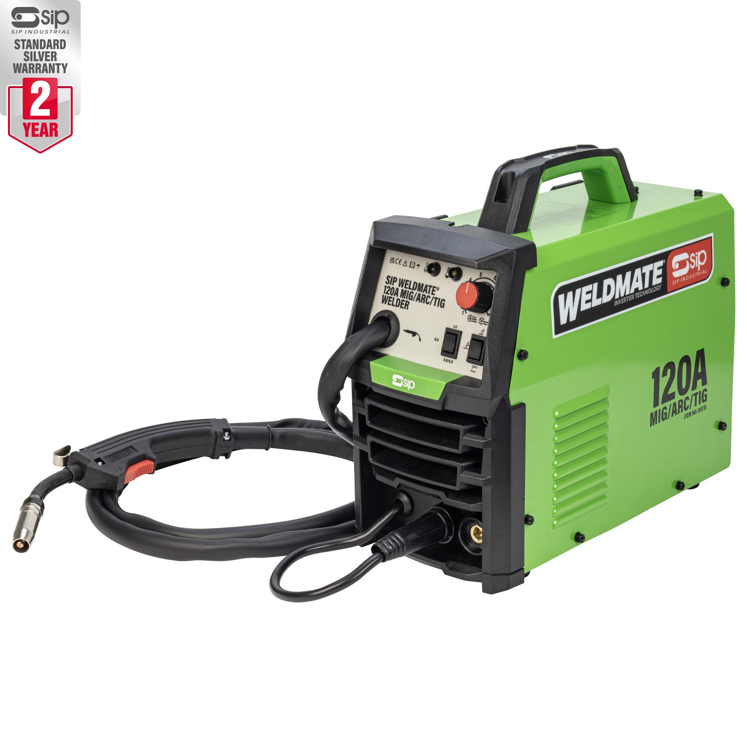SIP WELDMATE 120A MIG/ARC/TIG Welder - SIP Industrial Products Official ...
