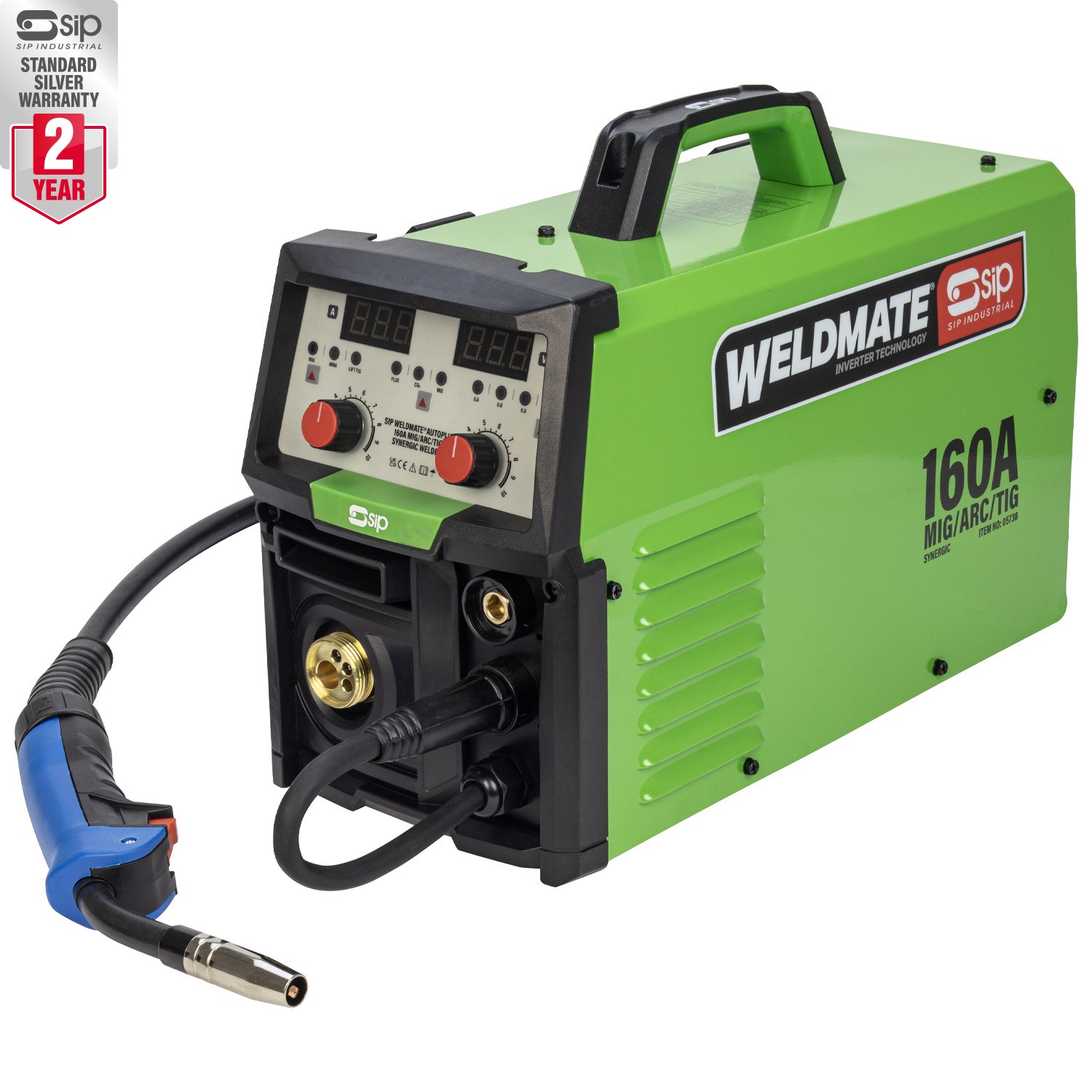 SIP WELDMATE AUTOPLUS 160A MIG/ARC/TIG Welder - SIP Industrial Products ...