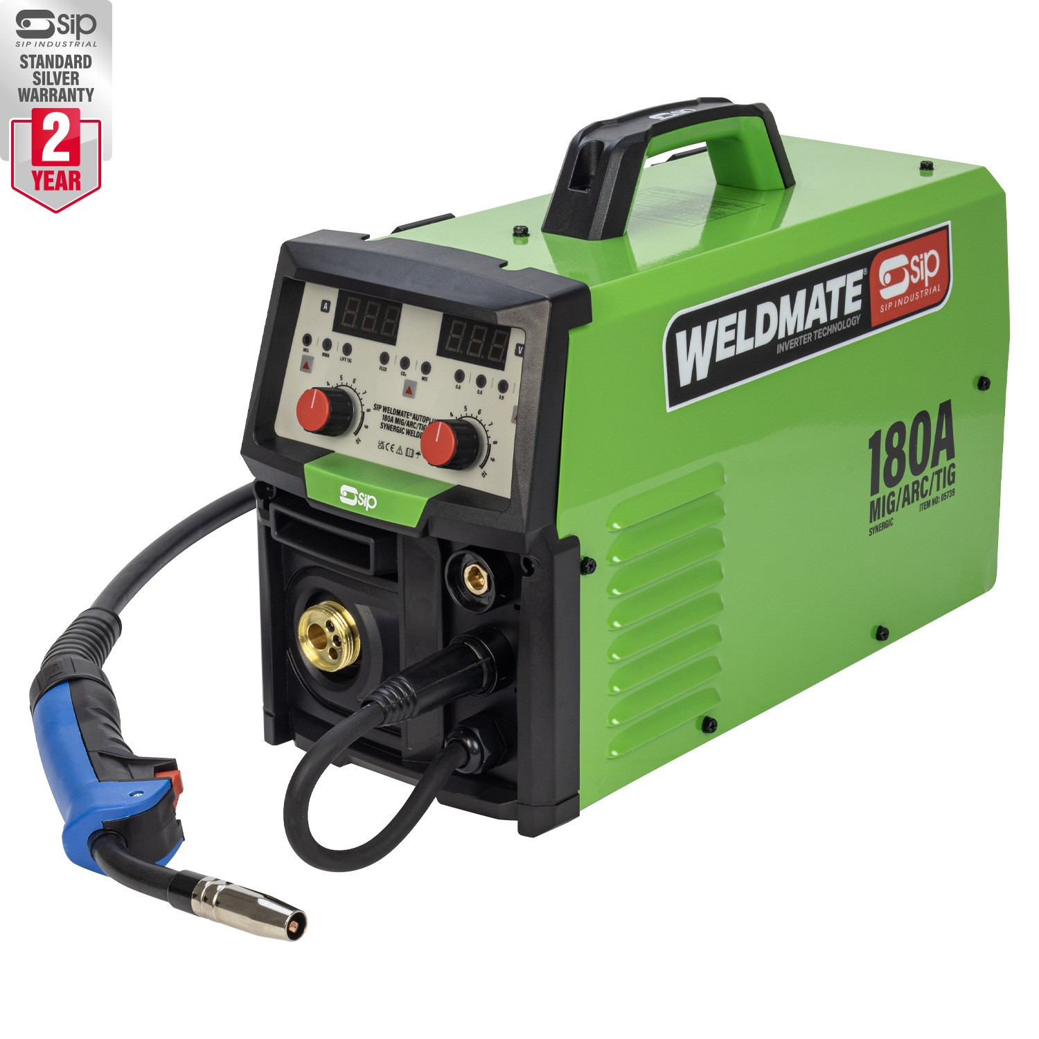 SIP WELDMATE AUTOPLUS 180A MIG/ARC/TIG Welder - SIP Industrial Products ...