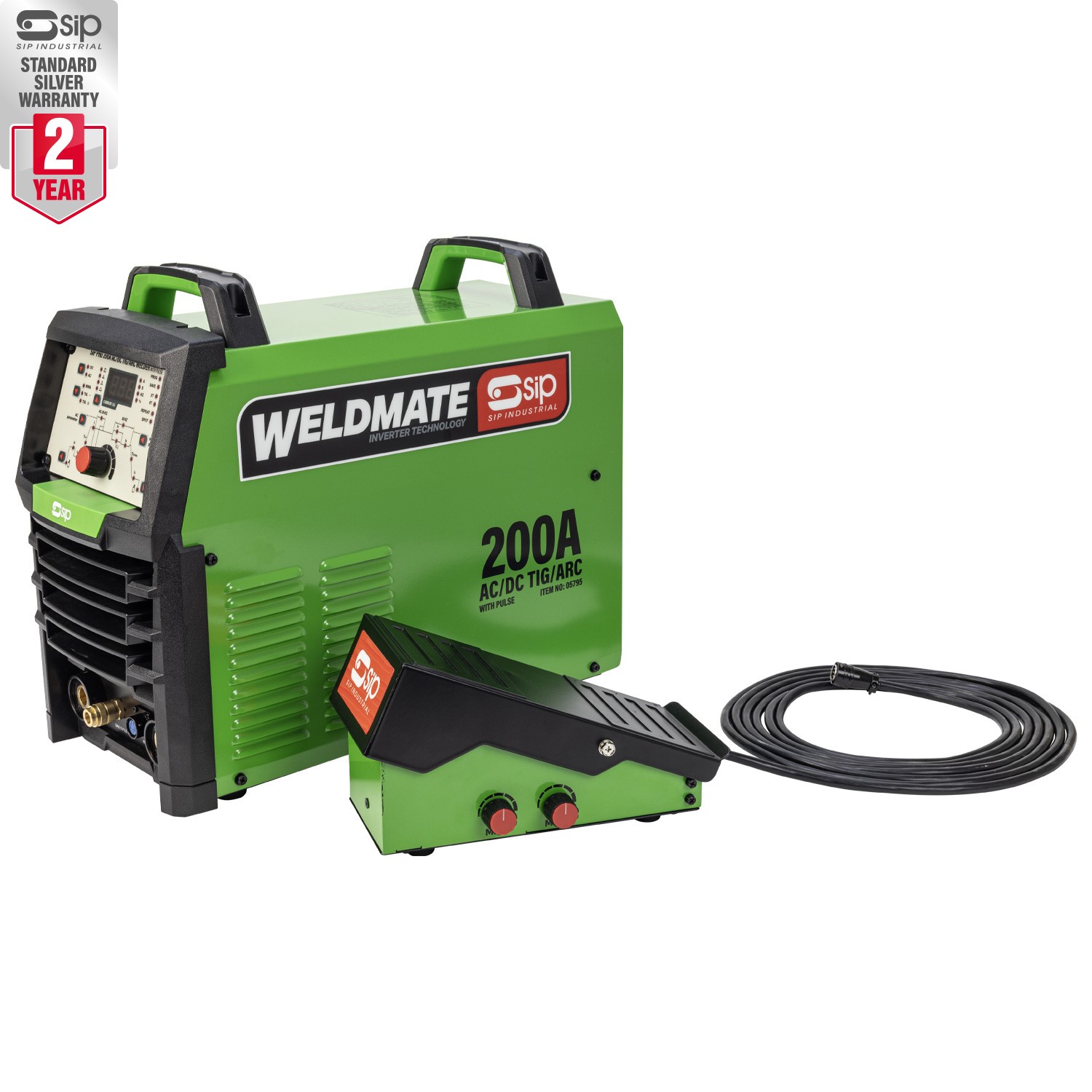 SIP WELDMATE PRO 200A AC/DC TIG/ARC & Pedal - SIP Industrial Products ...