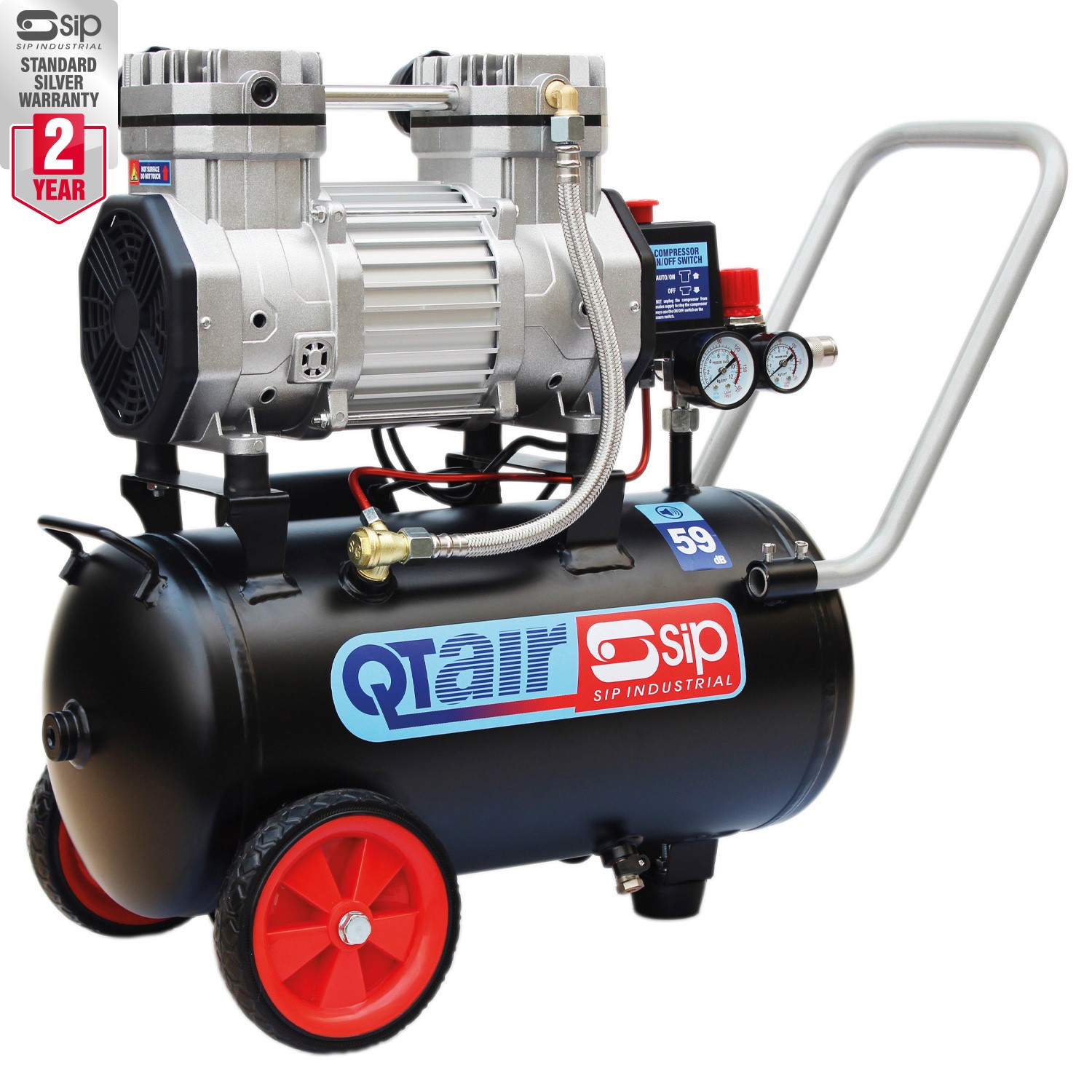Sip Qt Dd 15hp 24ltr Ultra Low Noise Compressor Sip Industrial Products Official Website