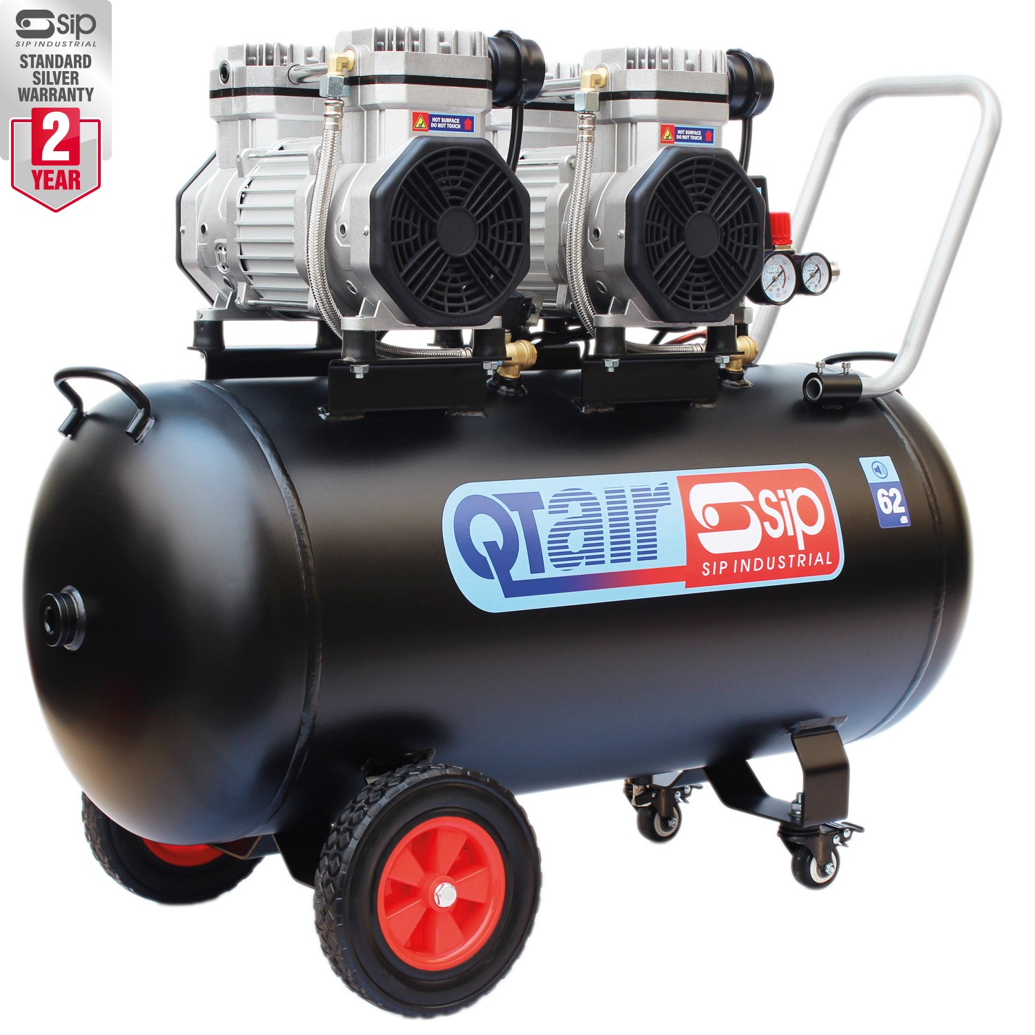SIP QT DD 3hp 100ltr Ultra Low Noise Compressor - SIP Industrial ...