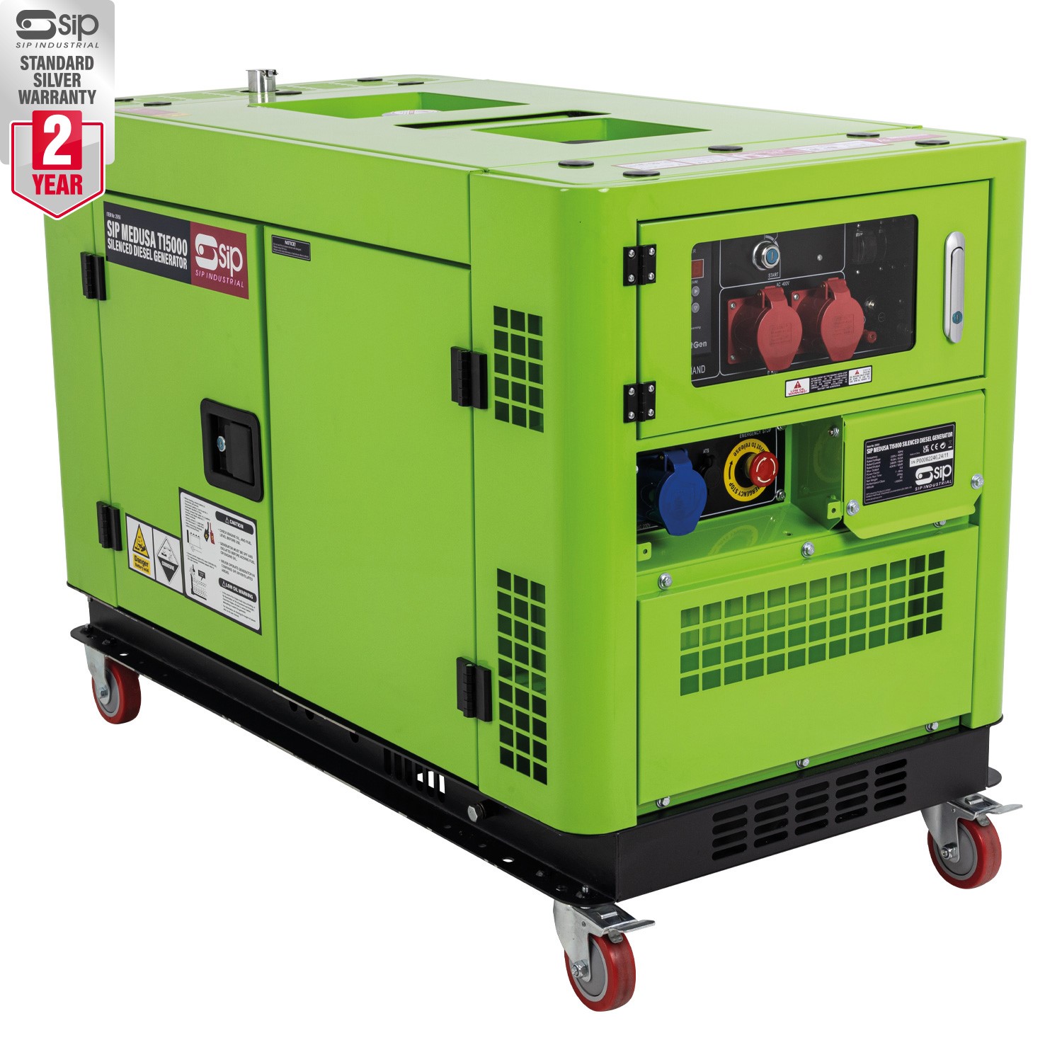 SIP MEDUSA T15000 Silenced Diesel Generator - SIP Industrial Products ...
