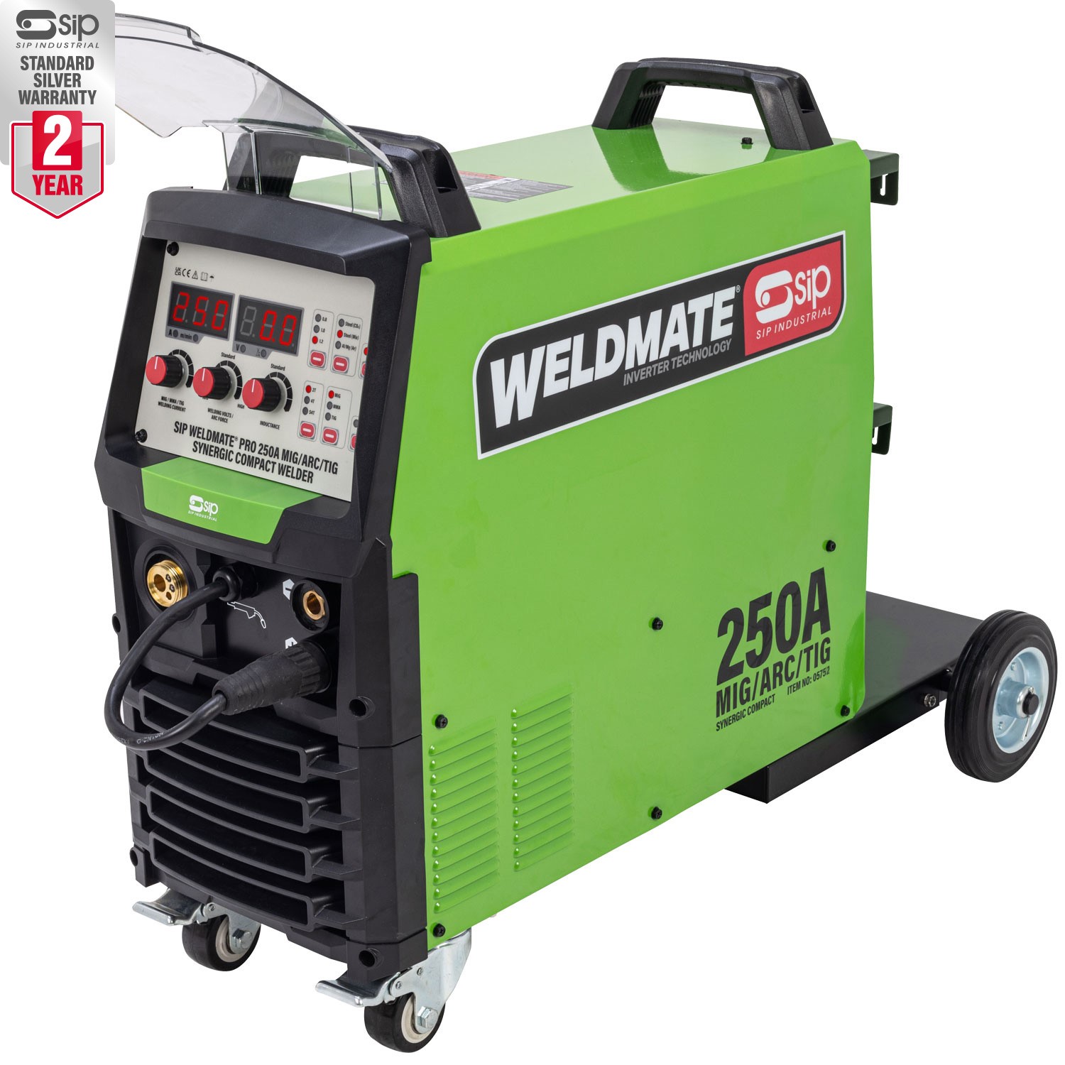 SIP WELDMATE® PRO 250A MIG/ARC/TIG Welder - SIP Industrial Products ...