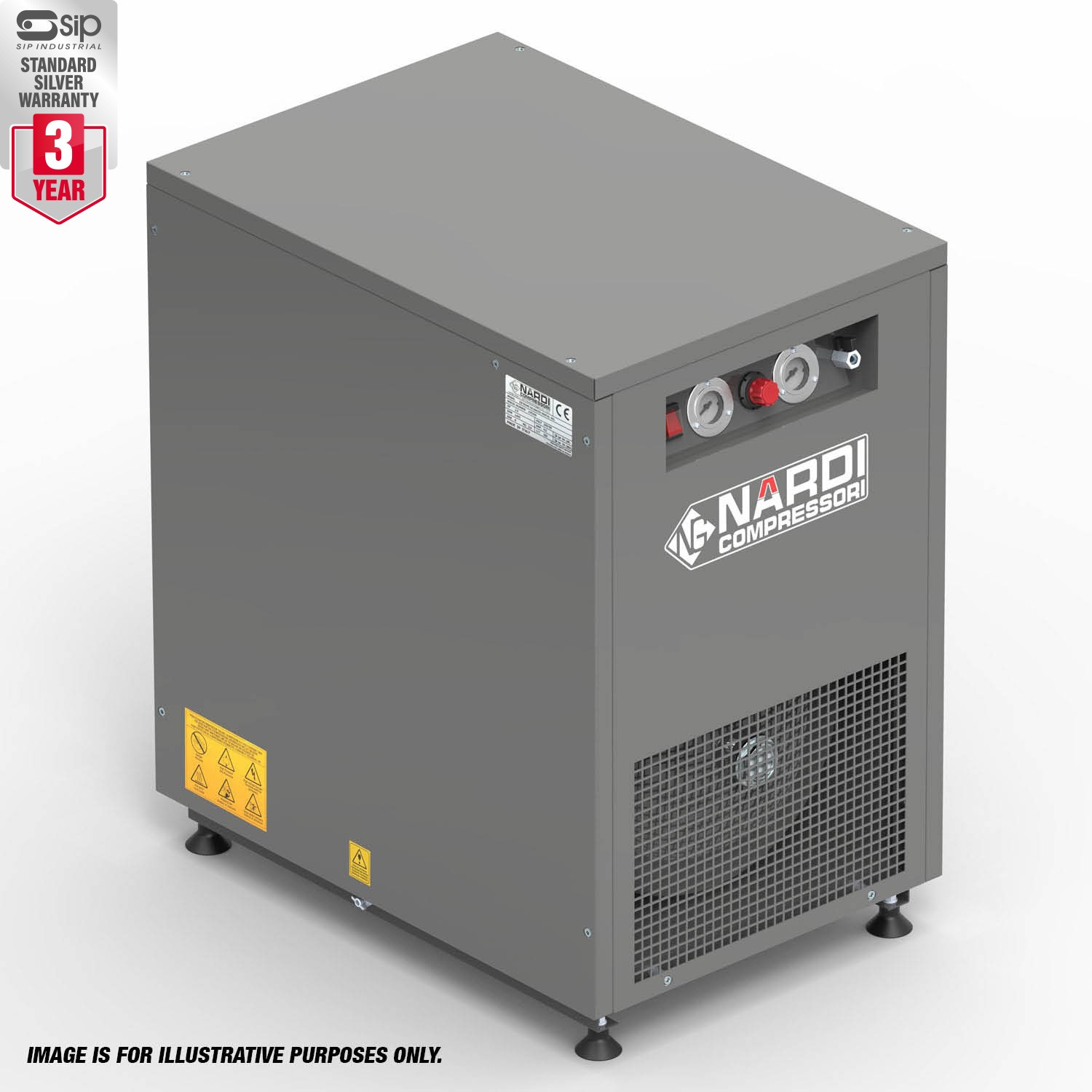 NARDI EXTREME 0.75HP 50ltr Super Silenced Compressor - SIP Industrial ...
